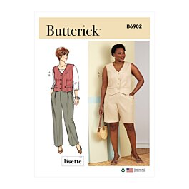 Butterick 6902 symönster