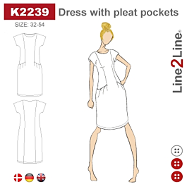 Line2Line 2239 dress symönster